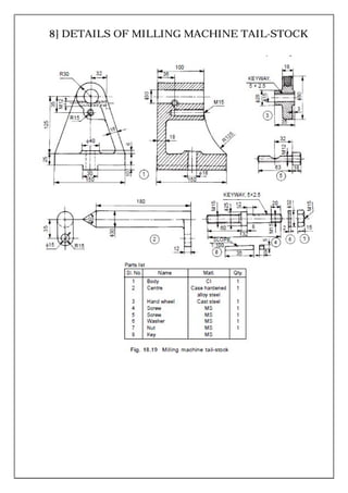 Milling Machine Drawing