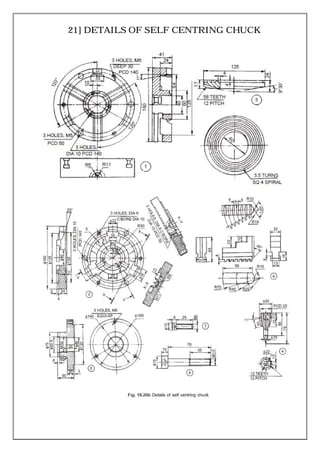 Lathe Machine Drawing Pdf