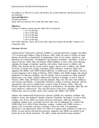 Mock ABA Program | PDF