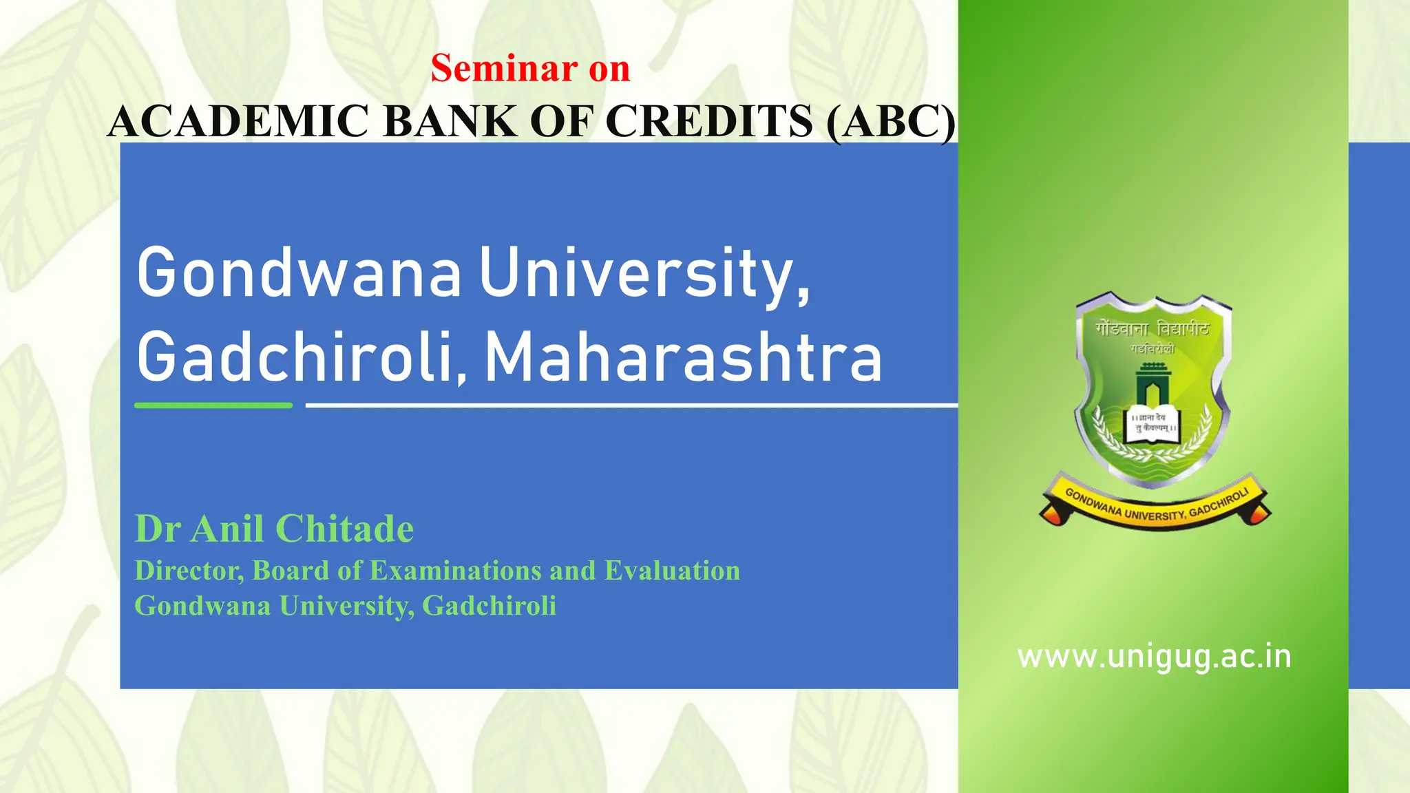 academic bank of credits power point presentation | PPTX
