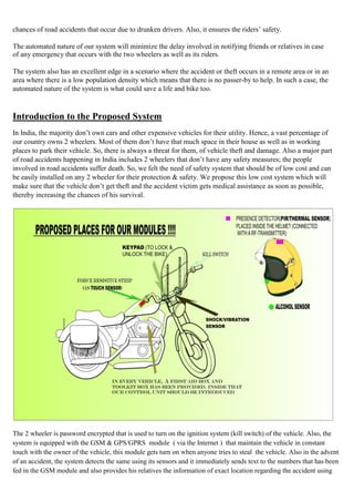 Automated Security and Rider Safety System for two wheelers | PDF