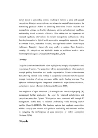 Market structure: perfect competition, monopoly, duopoly, oligopoly in ...