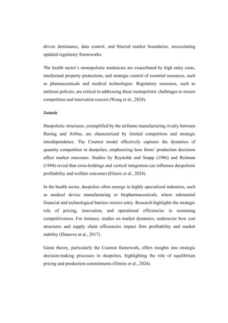 Market structure: perfect competition, monopoly, duopoly, oligopoly in ...