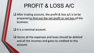 Final accounts, transactions, journal entries, ledger, trail balance ...