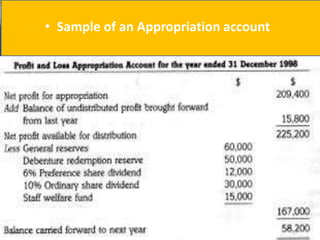 Final accounts of llc and cooperatives | PPTX
