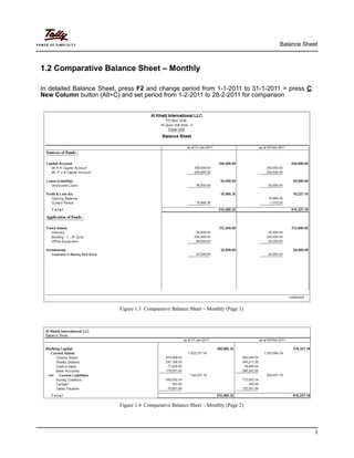 Final account statements from tally.erp 9 | Tally TDL | Fixed Asset ...