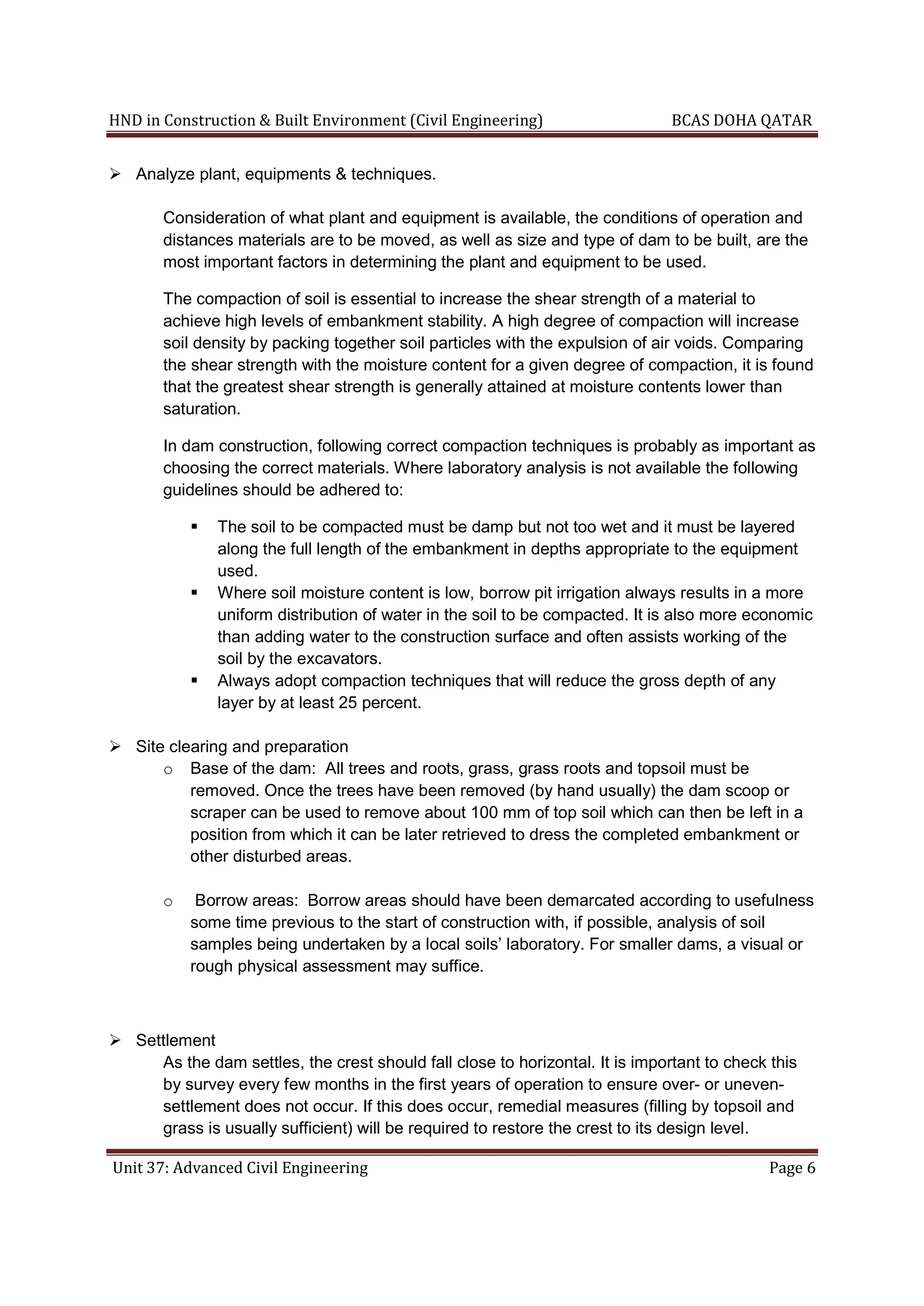 Unit 37: Advanced Civil Engineering | PDF | Civil Engineering Industry ...