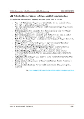 Unit 37: Advanced Civil Engineering | PDF | Civil Engineering Industry ...