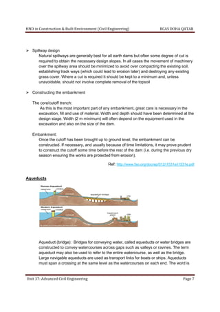 Unit 37: Advanced Civil Engineering | PDF | Civil Engineering Industry ...