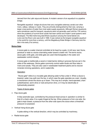 Unit 37: Advanced Civil Engineering | PDF