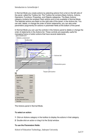 Final action script for visual basic | DOC