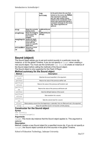 Final action script for visual basic | PDF