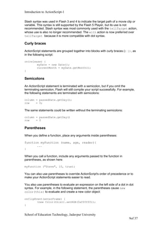 Final action script | PDF