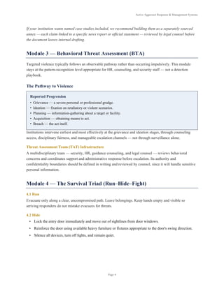 Strategic Blueprint for Active Aggressor Response & Crisis Management ...