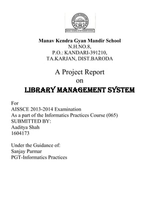 Library Management System | DOCX