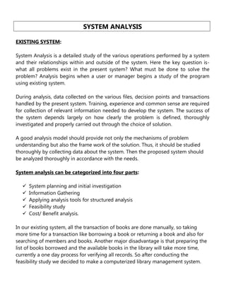 Library Management System | DOCX