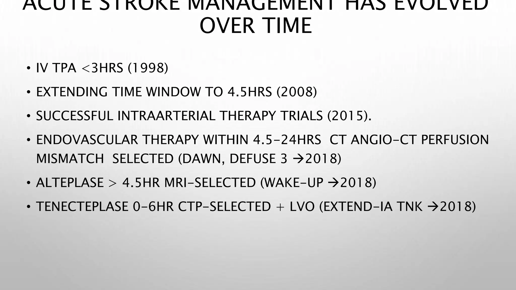 Recent Advances In Thrombolysis In Stroke Patient | PPTX