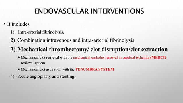 Recent Advances In Thrombolysis In Stroke Patient | PPTX