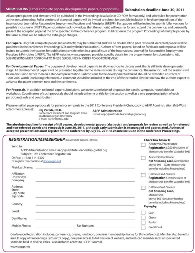 Final Aepp 2011 Brochure Ppt | PDF