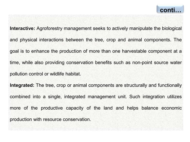 Agroforestry based forage production systems for hills | PPTX ...