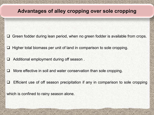 Agroforestry based forage production systems for hills | PPTX ...