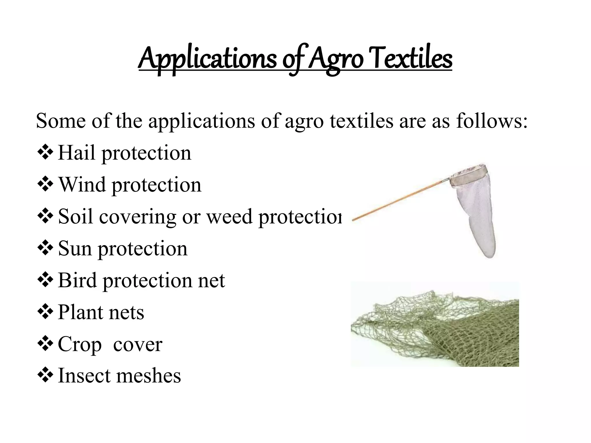 Agro textile | PPTX