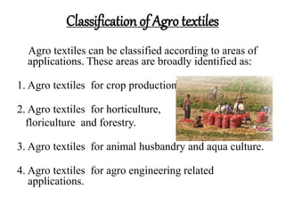 Agro textile | PPTX