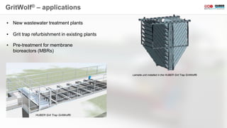 Advanced grit separation system GritWolf® for removal of grit with size below 100 µm for ...
