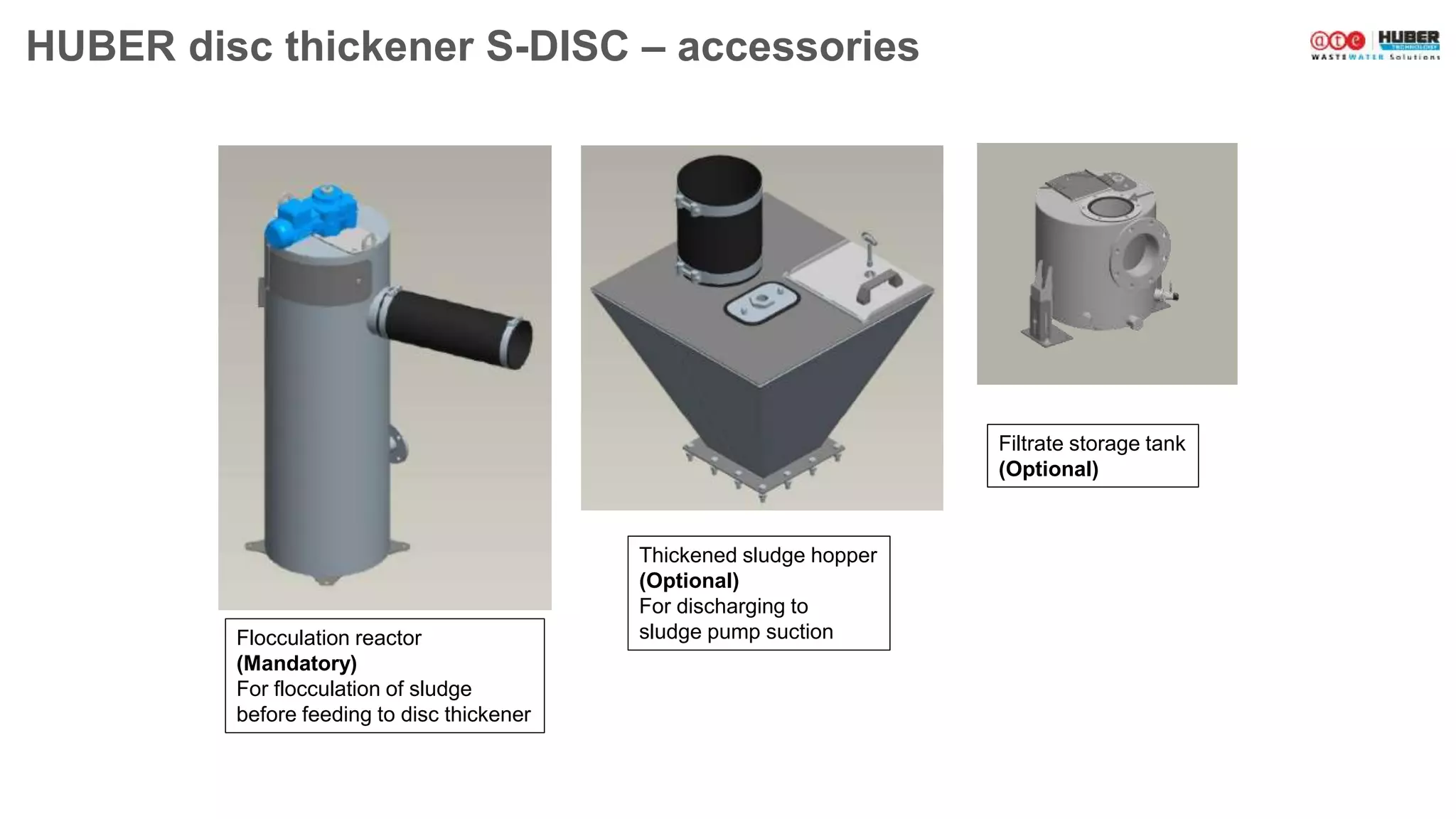HUBER disc thickener S-DISC: Effective and efficient sludge thickening ...