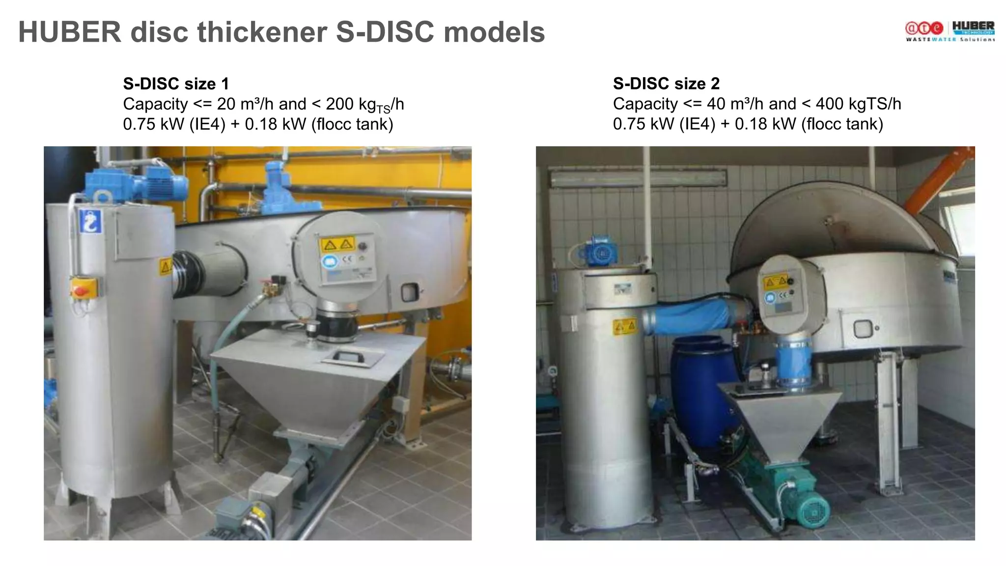 HUBER disc thickener S-DISC: Effective and efficient sludge thickening ...