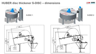 HUBER disc thickener S-DISC: Effective and efficient sludge thickening ...