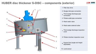 HUBER disc thickener S-DISC: Effective and efficient sludge thickening ...