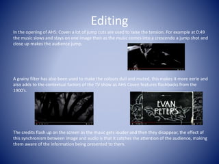 American Horror Story textual analysis | PPTX