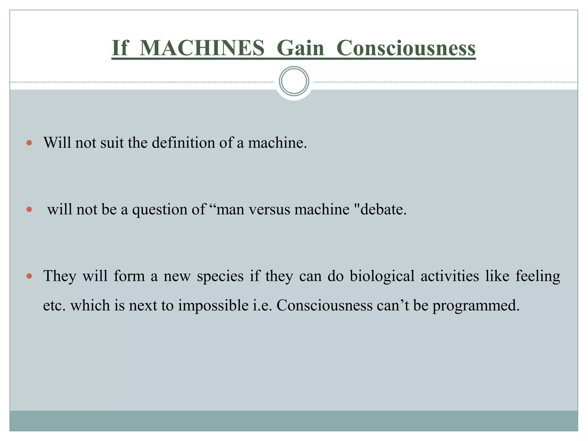 Can Man be replaced b machine | PPTX
