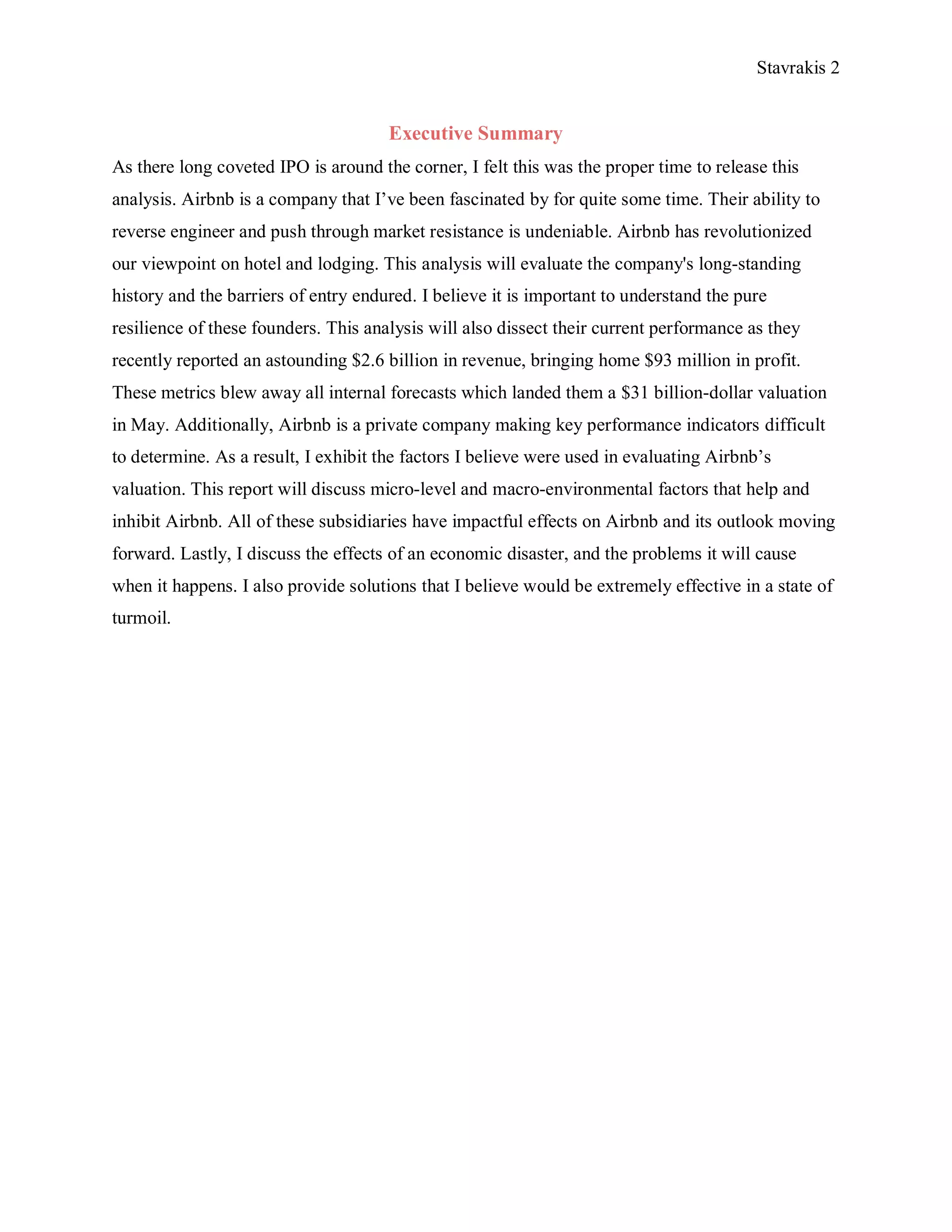 Airbnb Strategic Analysis | PDF