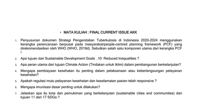 Final AKK Contoh Soal Final Mata Kuliah Current Issue AKK .pptx