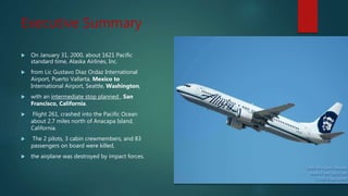 alaska airlines flight 261 Crash | PPTX