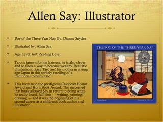 Allen Say: An Author's Study | PPT