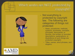 AMD LAW Library presentation regarding copyright protection | PPT