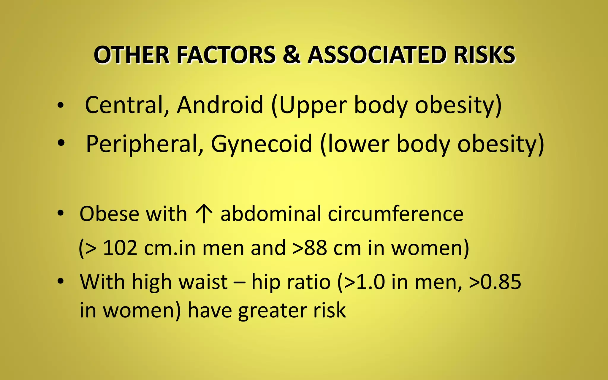 ANAESTHETIC CONSIDERATION FOR MORBID OBESITY FOR NON BARIATRIC SURGERY ...
