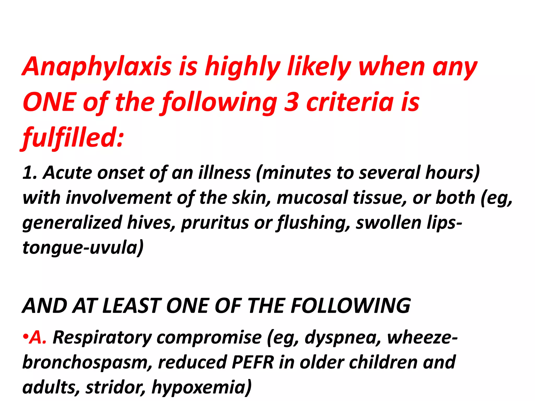 Final anaphylactic reactions and anaphylactic shock | PPTX