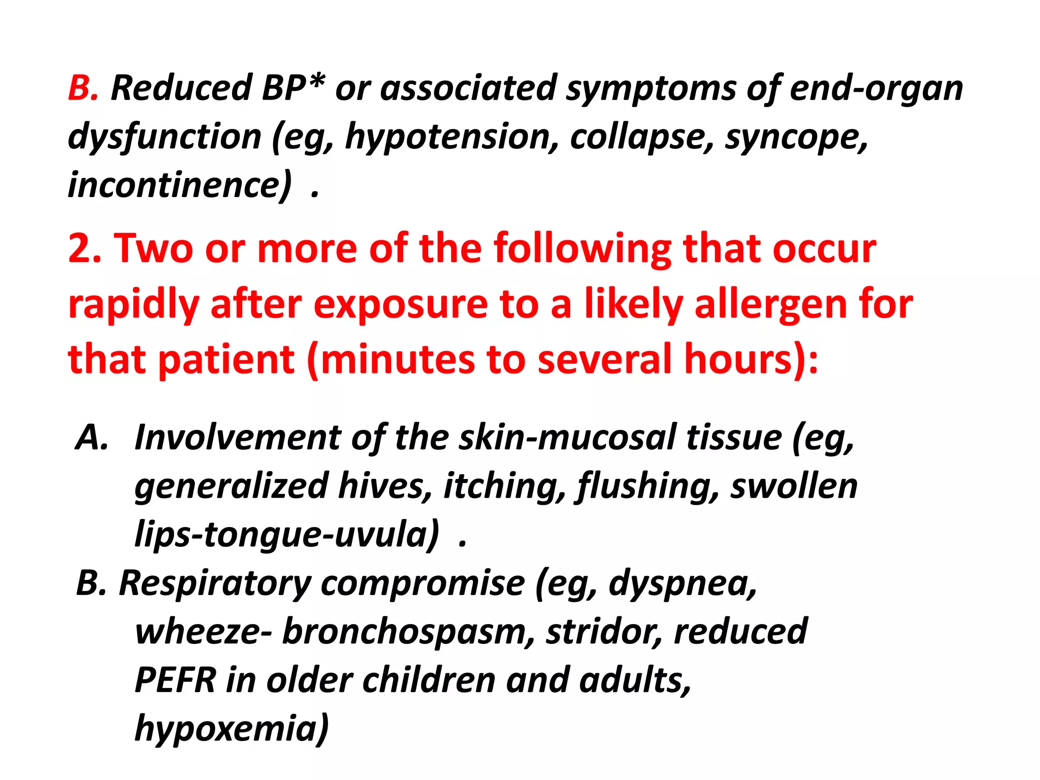 Final anaphylactic reactions and anaphylactic shock | PPTX