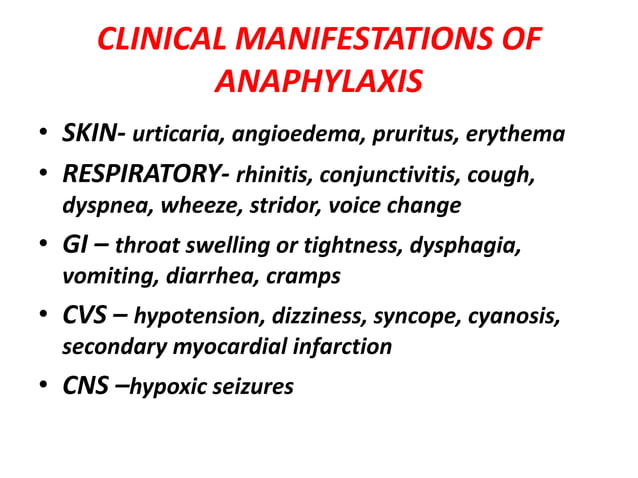 Final anaphylactic reactions and anaphylactic shock | PPTX