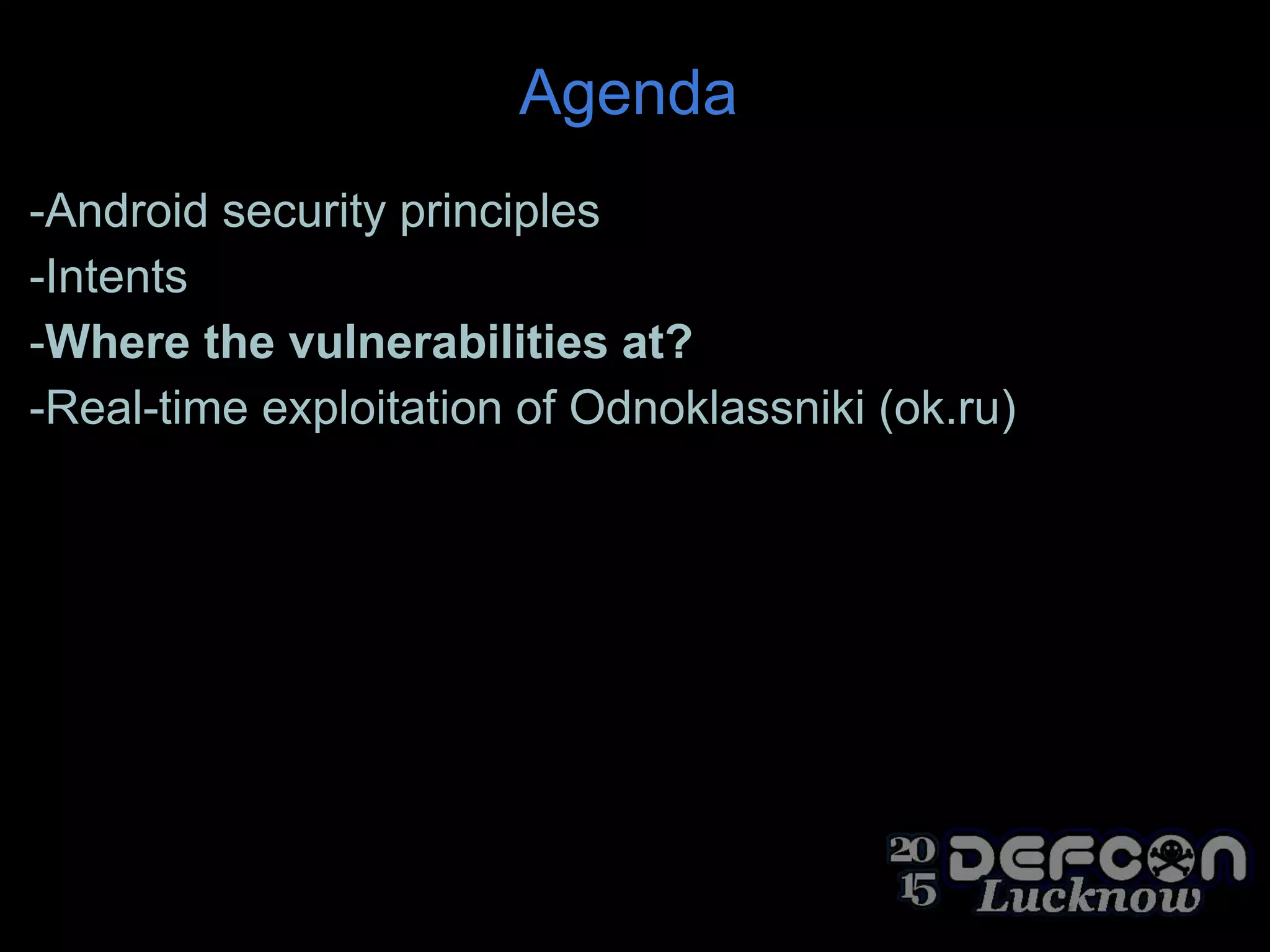 Android Application Security Unveiled Ppt