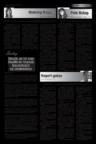 Final ang diwa 2011 | PDF