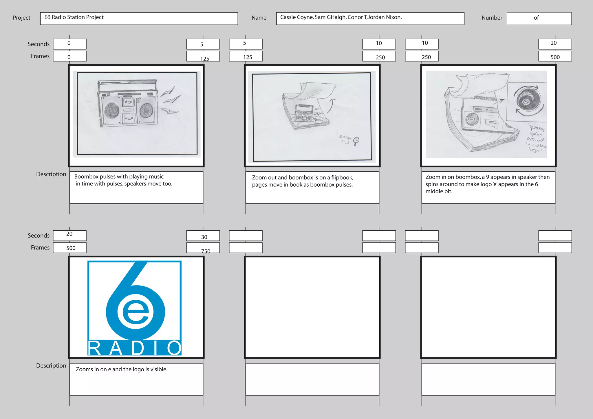 Final animation storyboard team `1 cassie | PDF