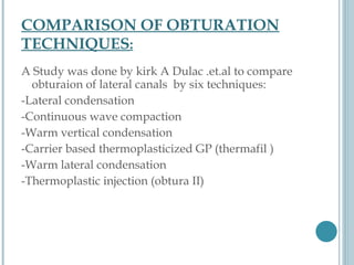 Endodontic treatment systems presentation by Afnan Nassar | PPT