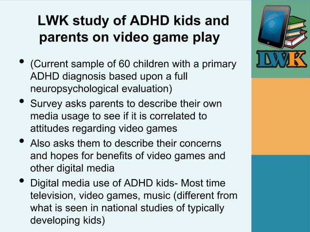 Generalization of Game-Based Learning for Children with ADHD | PPTX