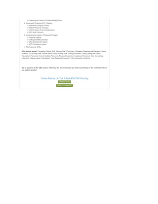 Final APC Changes 2015 – Comprehensive APC Cost Reporting | PDF