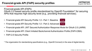 apidays Paris 2022 - Securing APIs in Open Banking, Takashi Norimatsu, Hitachi | PPT